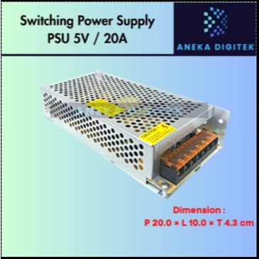 Jual Switching Power Supply PSU 5V 20A High Quality, 5 Volt 20 Ampere ...