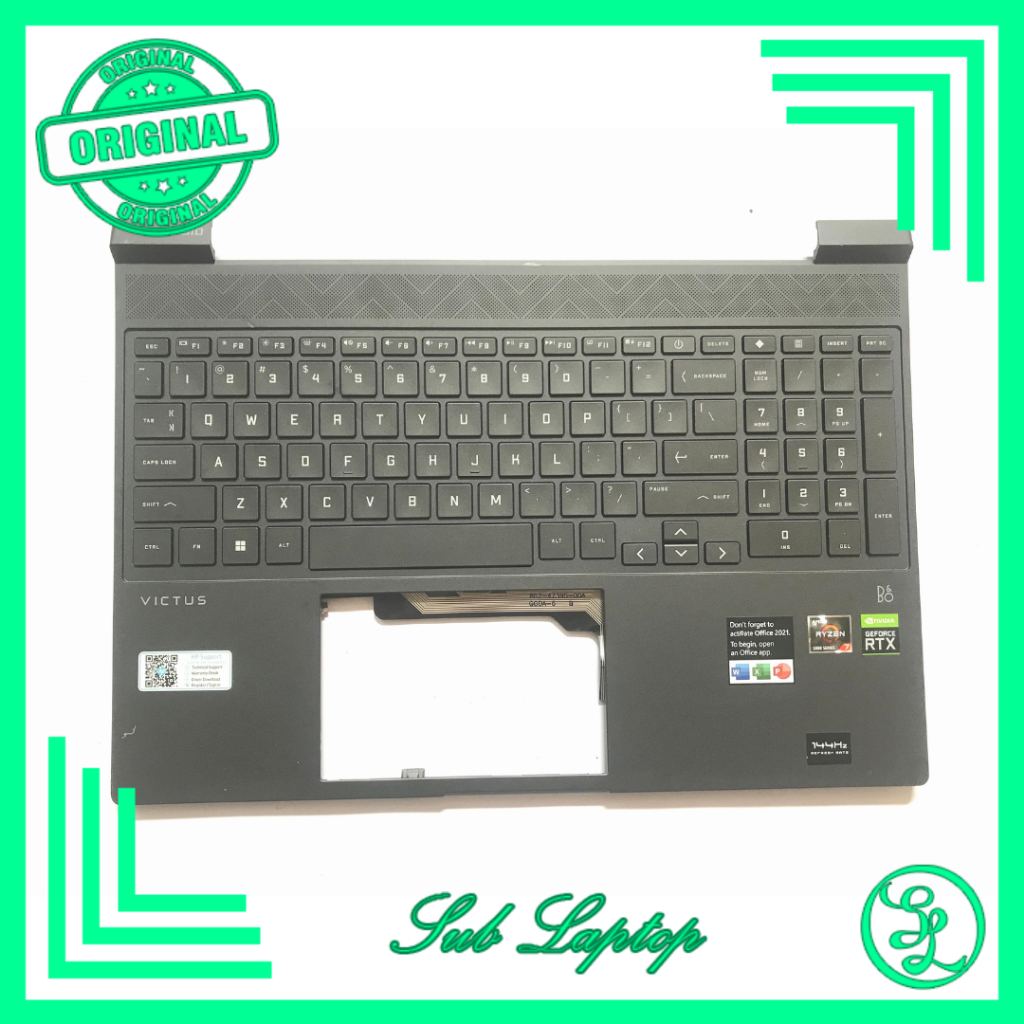 Jual Frame Keyboard Normal Topcase Palmrest HP VICTUS 15 FA1094TX HP ...