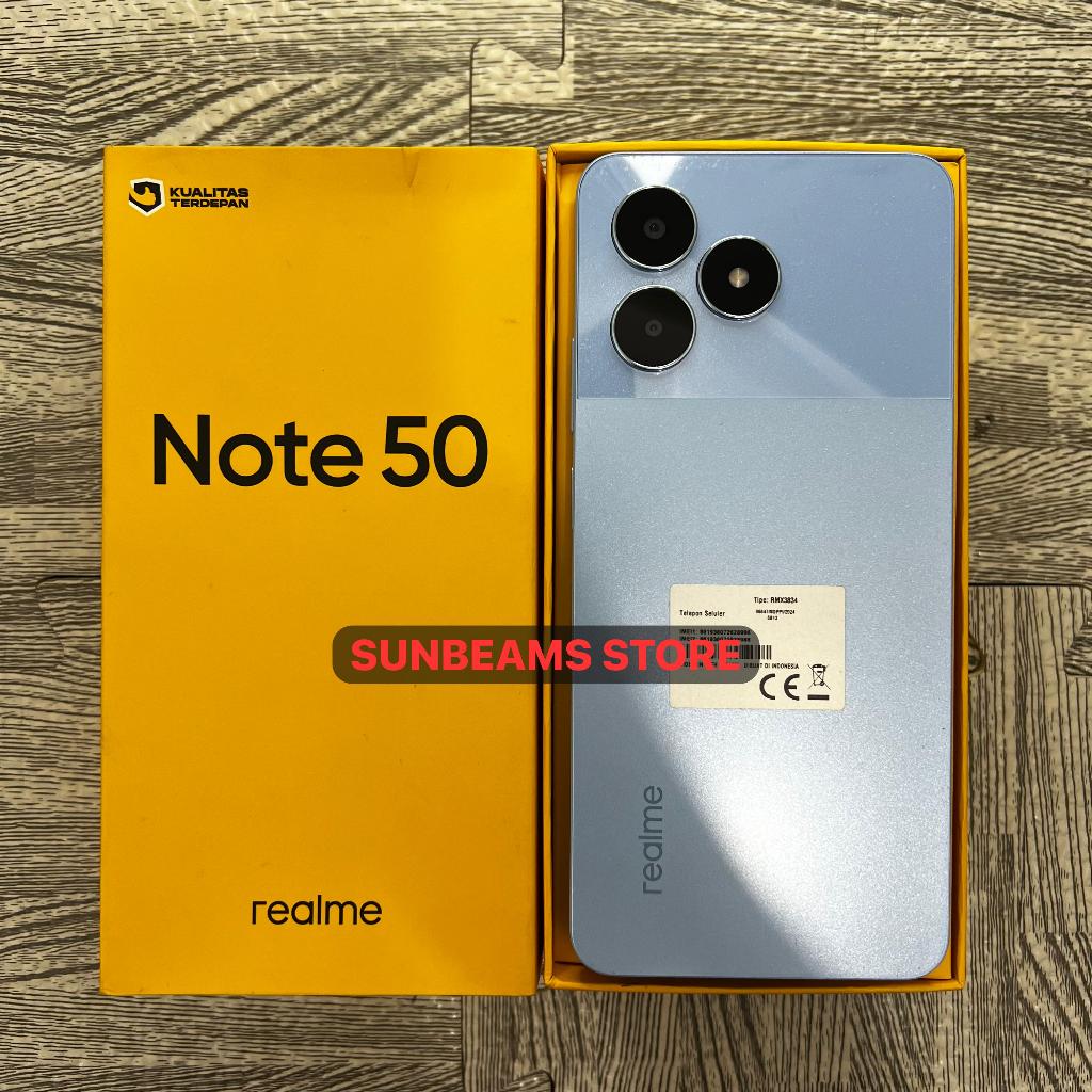 Jual Realme Note 50 3/64 Second Fullset Bekas Resmi | Shopee Indonesia