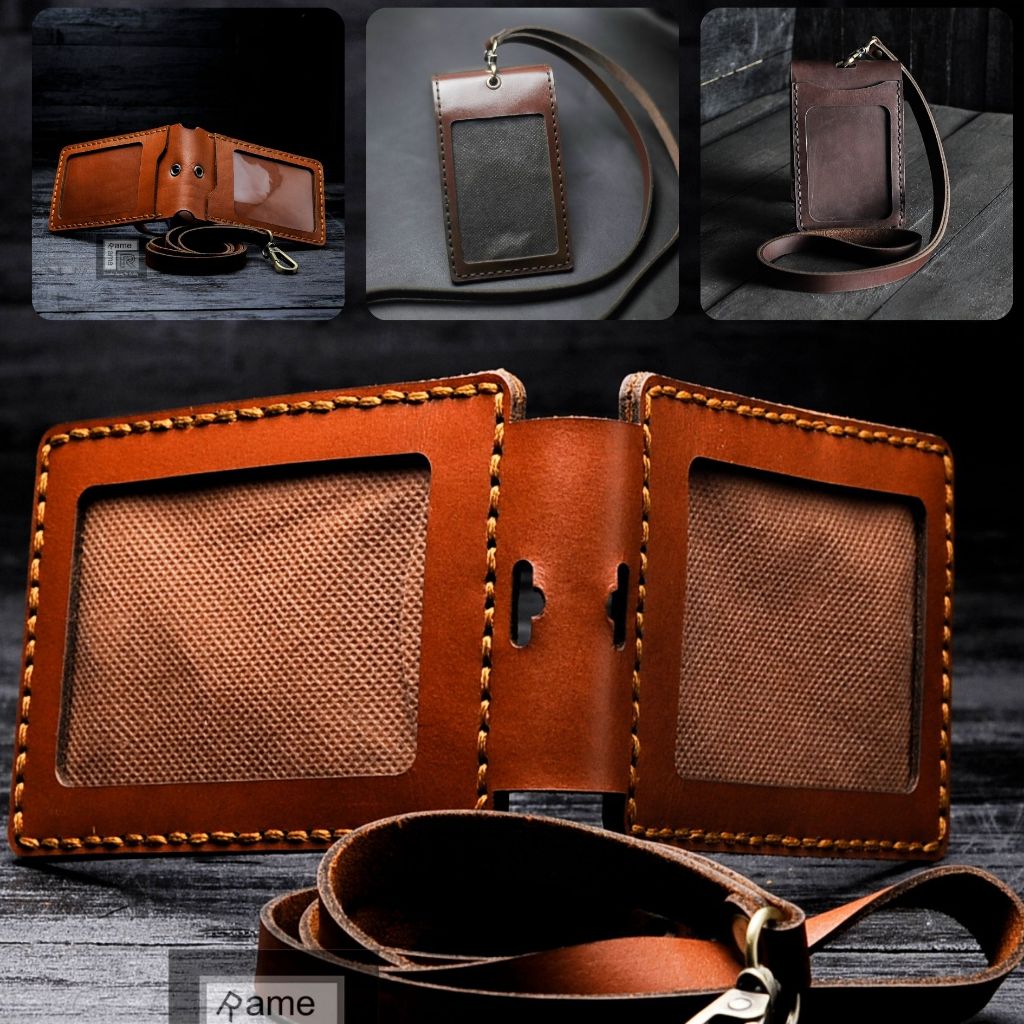 Jual Id Card Name Tag Holder Double Plip Magnet | Shopee Indonesia