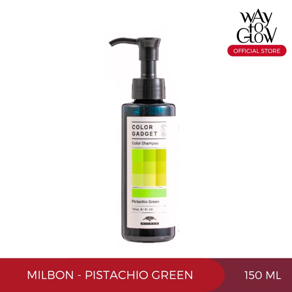 Jual Milbon Color Gadget Color Shampoo Pistachio Green 150 ML | Shopee ...