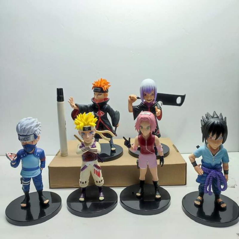 Jual mainan action figure naruto akatsuki itachi deidara itachi uchiha ...
