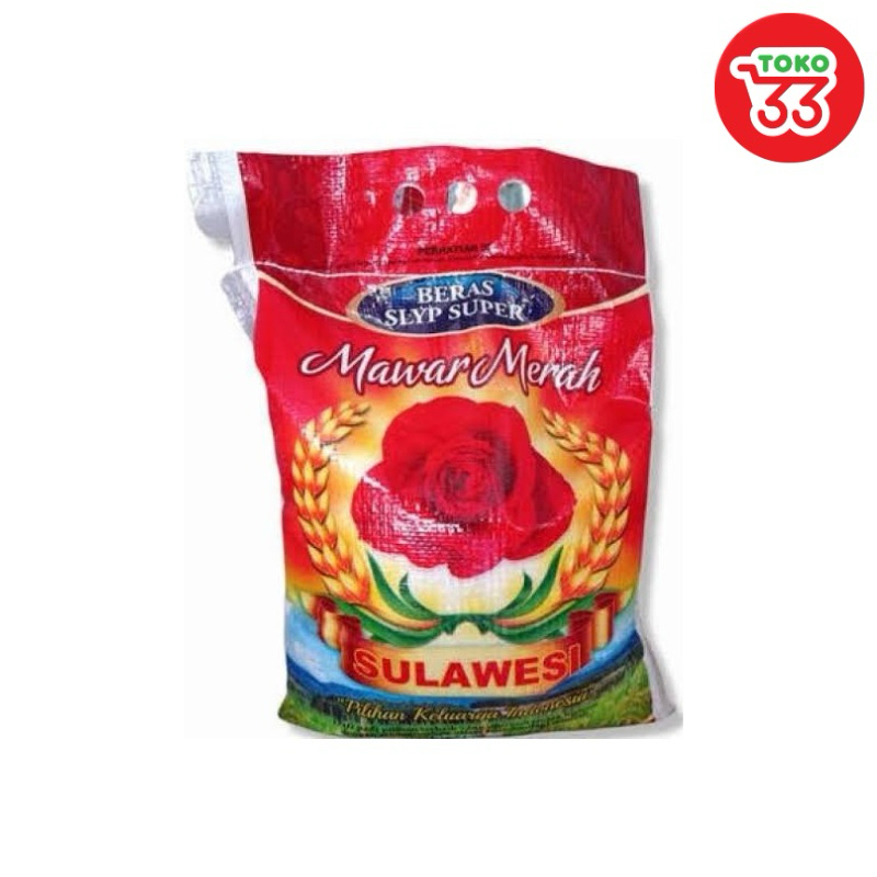 Jual Beras Mawar Merah Sulawesi 10kg & 5kg | Shopee Indonesia