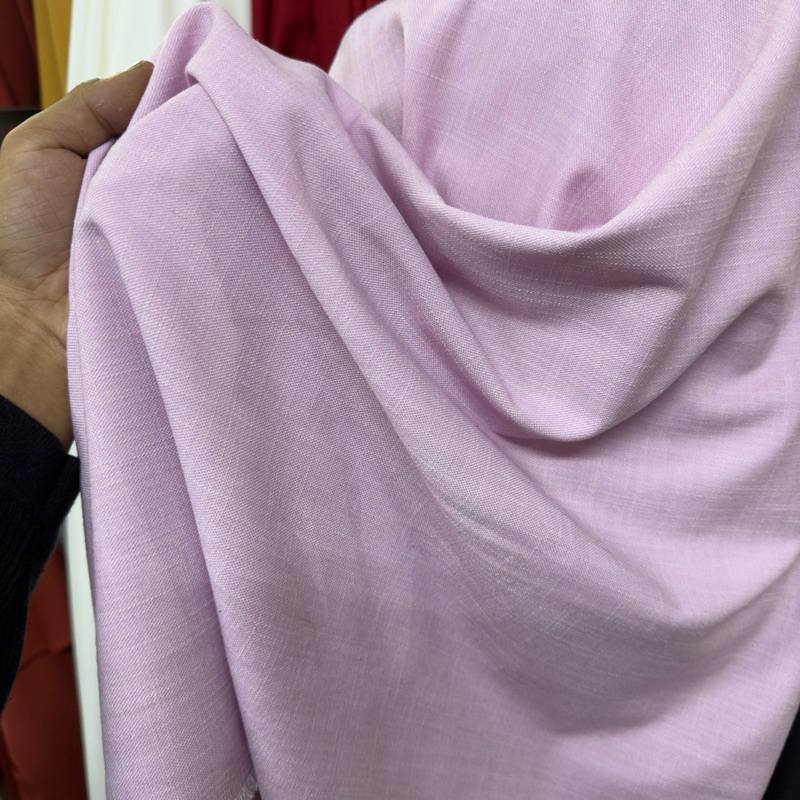 Jual kain semiwool serat linen import ( harga per meter ) | Shopee ...