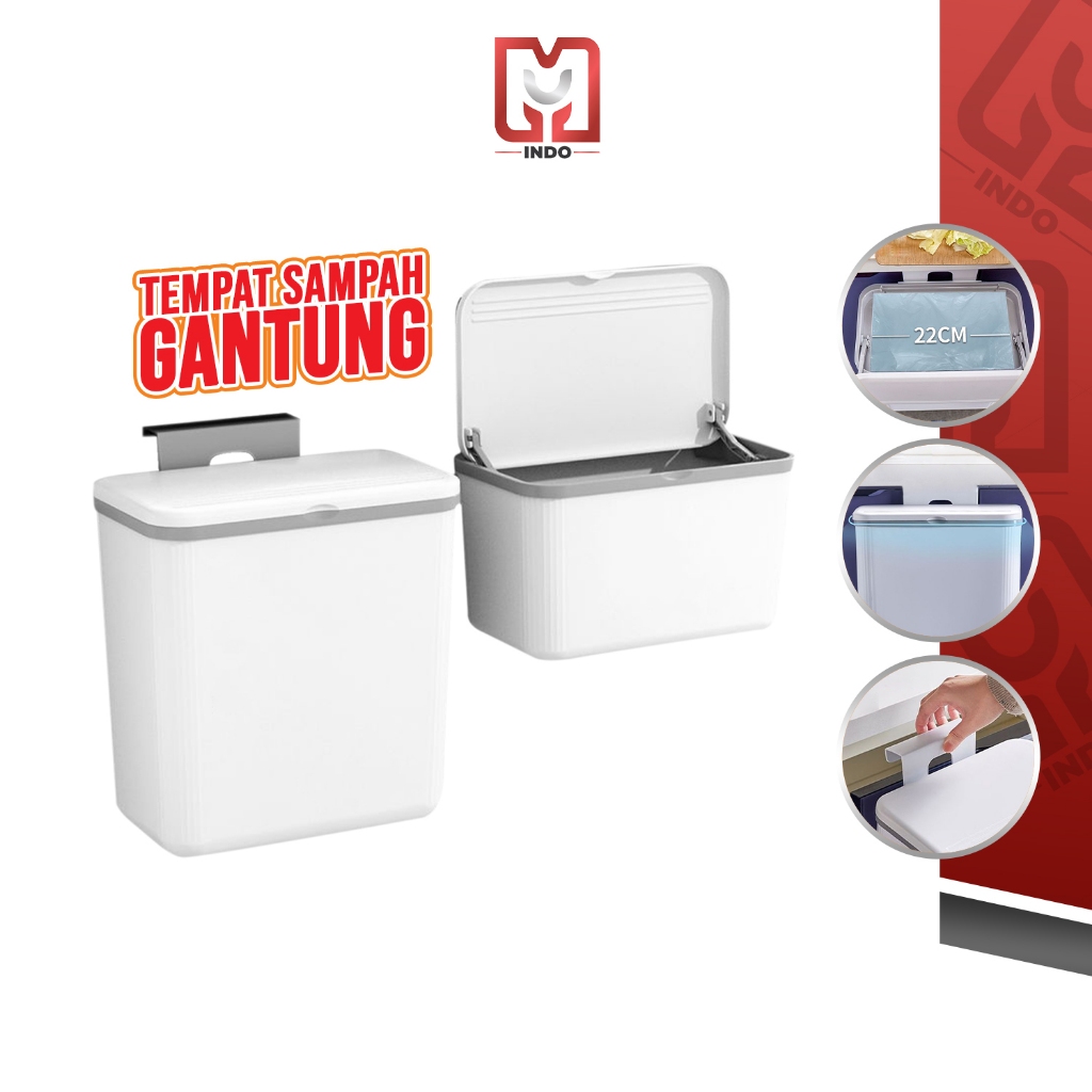 Jual Tempat Sampah Gantung/Tempel Multifungsi E104-E105 Tong Sampah Dapur Toilet / Trash Bin ...