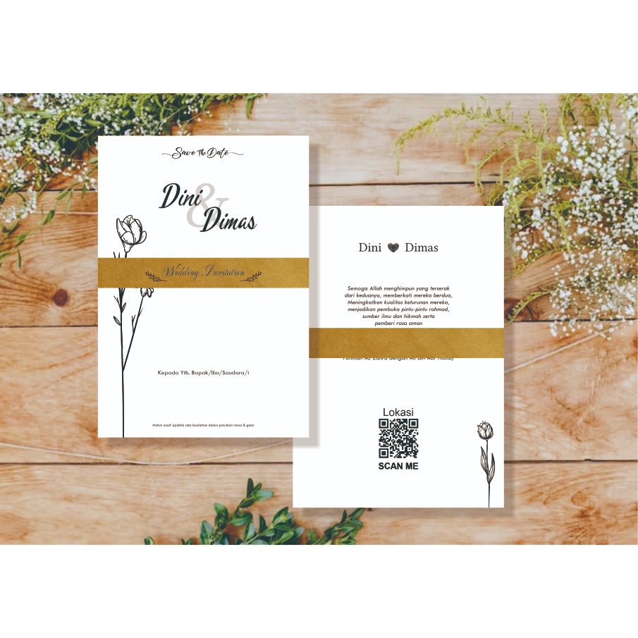 Jual CETAK UNDANGAN PERNIKAHAN MURAH/CETAK KARTU UNDANGAN NIKAH/KARTU ...