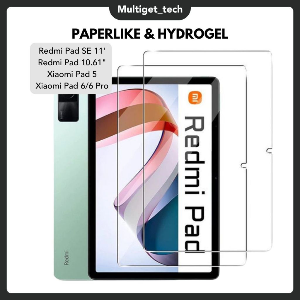 Jual Screen Protector Paper Like Xiaomi MI Pad 6 / 6 Pro / Redmi Pad SE ...
