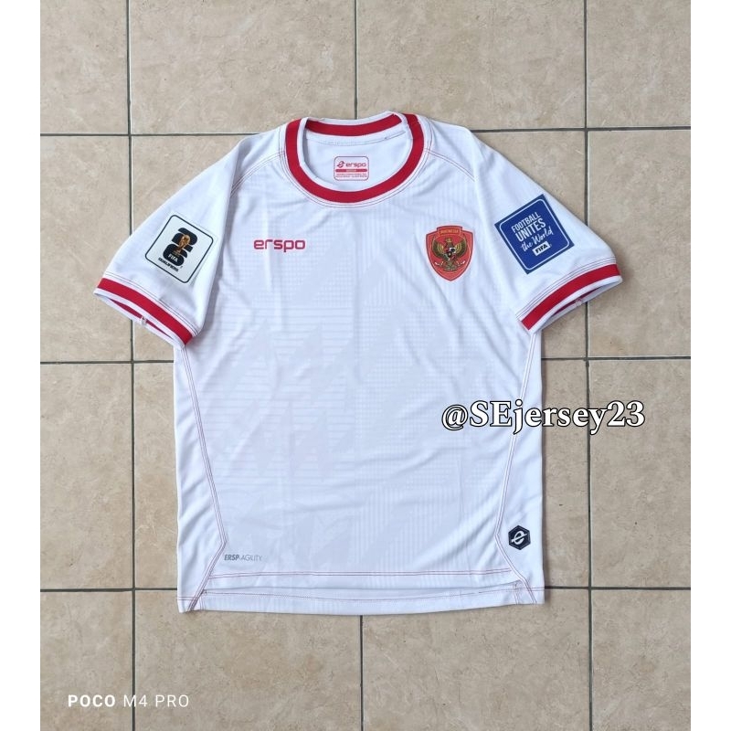 Jual Baju Jersey Timnas Mills Erspo Home / Away / Jersey Timnas Kiper ...