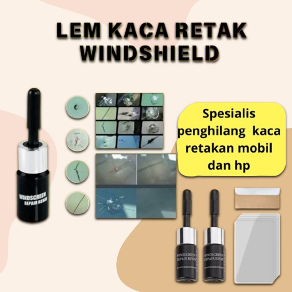 Jual Lem Kaca Retak Mobil Layar Hp Serbaguna Windshield Crack Glass ...