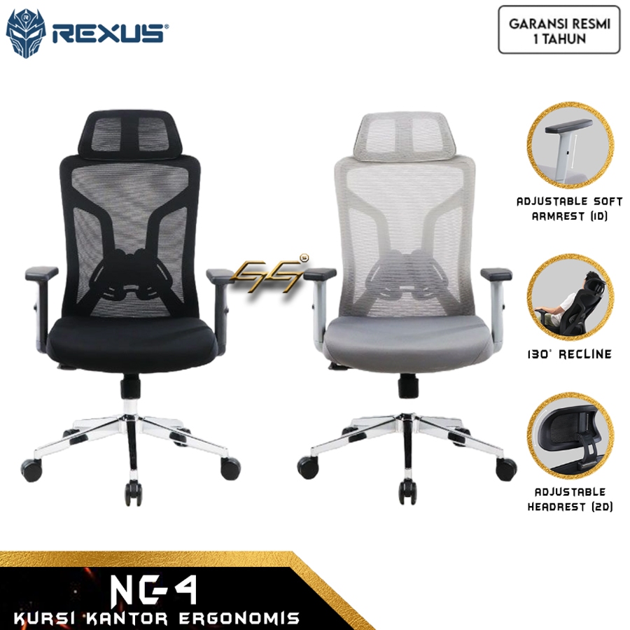 Jual Rexus NC4 NC-4 NC 4 Kursi Kantor Ergonomis Ergonomic Office Chair ...