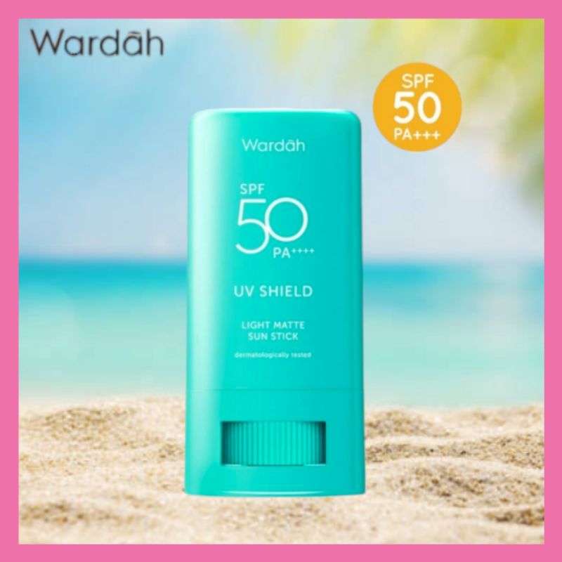 Jual Wardah UV Shield Light Matte Sun Stick SPF50 PA+++ Sunscreen Wajah ...