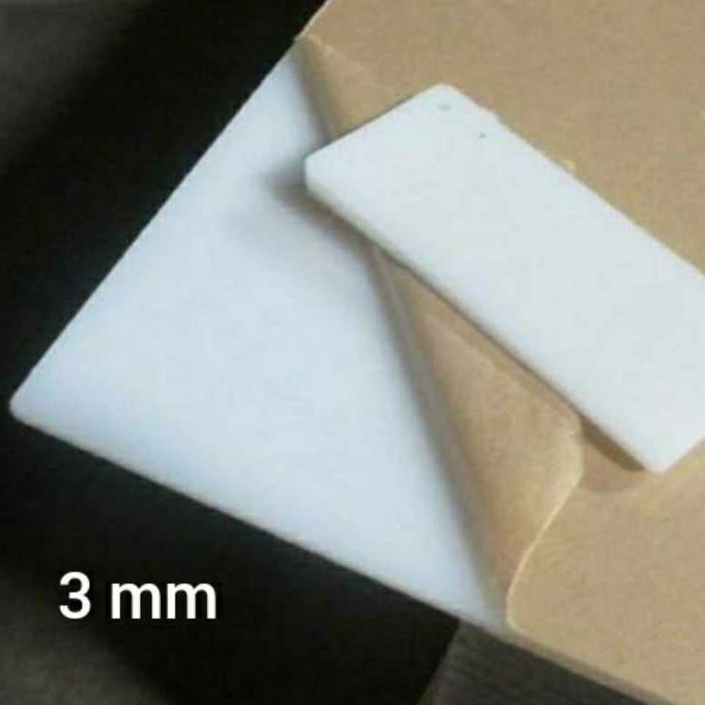 Jual LANGSUNG KIRIM Akrilik Putih Susu 3mm 1 x 5 cm | Shopee Indonesia