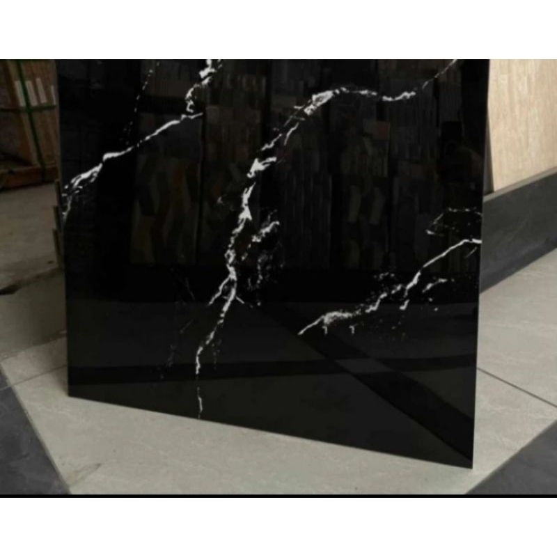 Jual granit lantai motif hitam 60x60 arna arcelio black | Shopee Indonesia