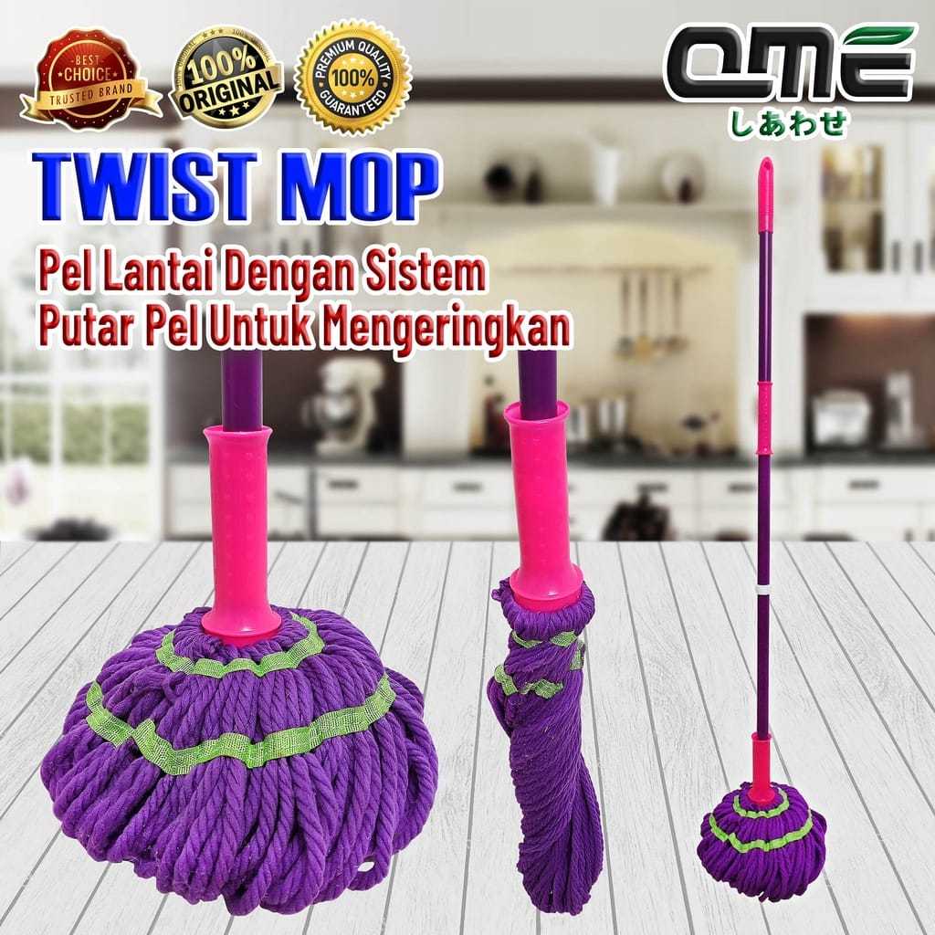 Jual Alat Pel Lantai Putar Otomatis 360 Derajat Twist MOP | Shopee ...