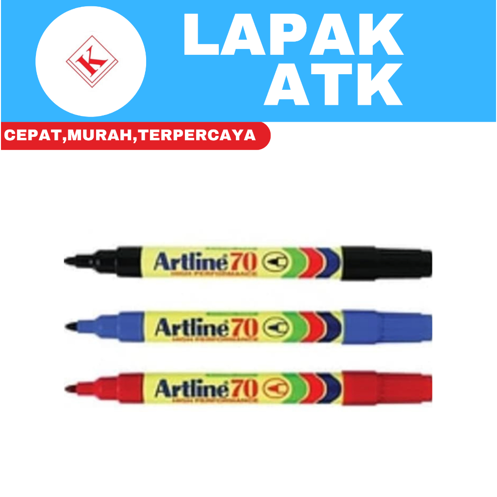 Jual SPIDOL PERMANENT / SPIDOL ARTLINE 70 PERMANENT (1PCS) X | Shopee ...