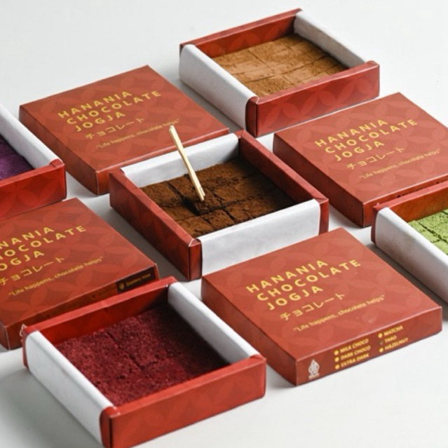 Jual WAJIB BACA DESKRIPSI!!! Hanania Chocolate Jogja - Square Box (1 ...