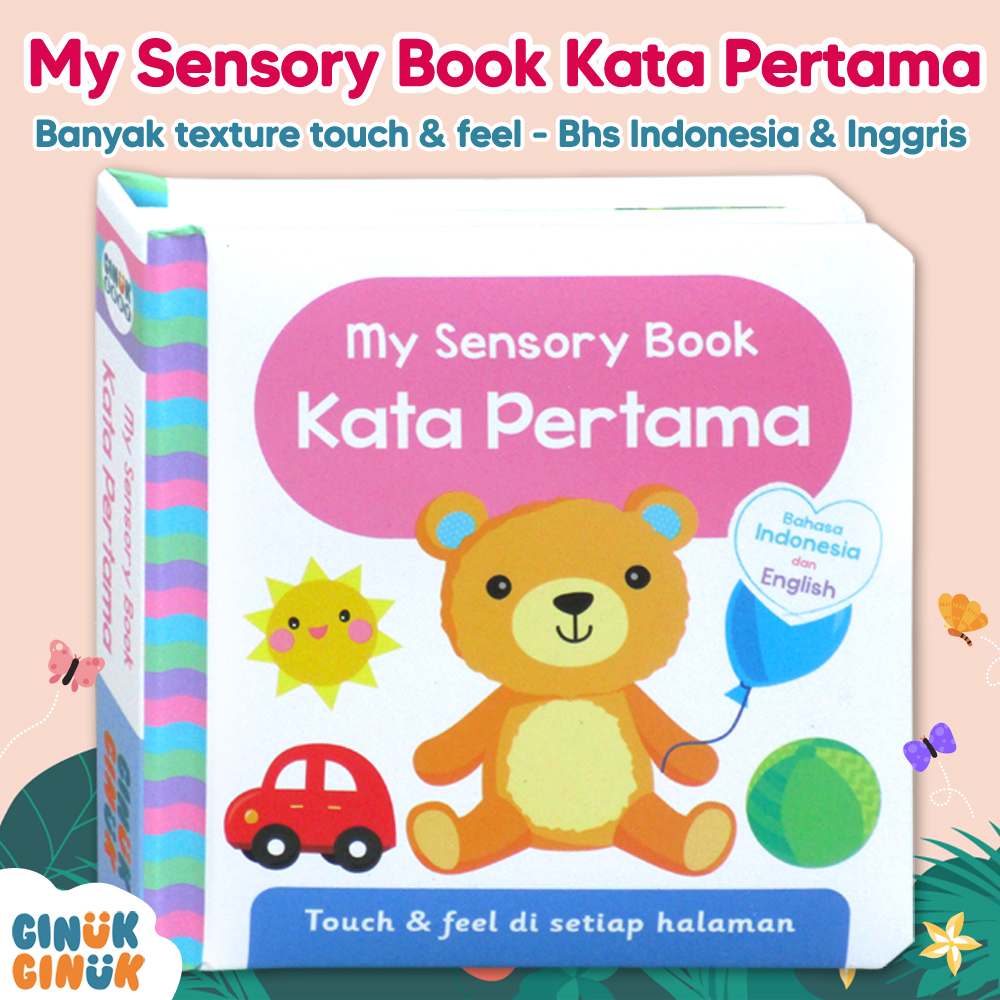 Jual My Sensory Book KATA PERTAMA Board Book Touch Feel Bahasa ...
