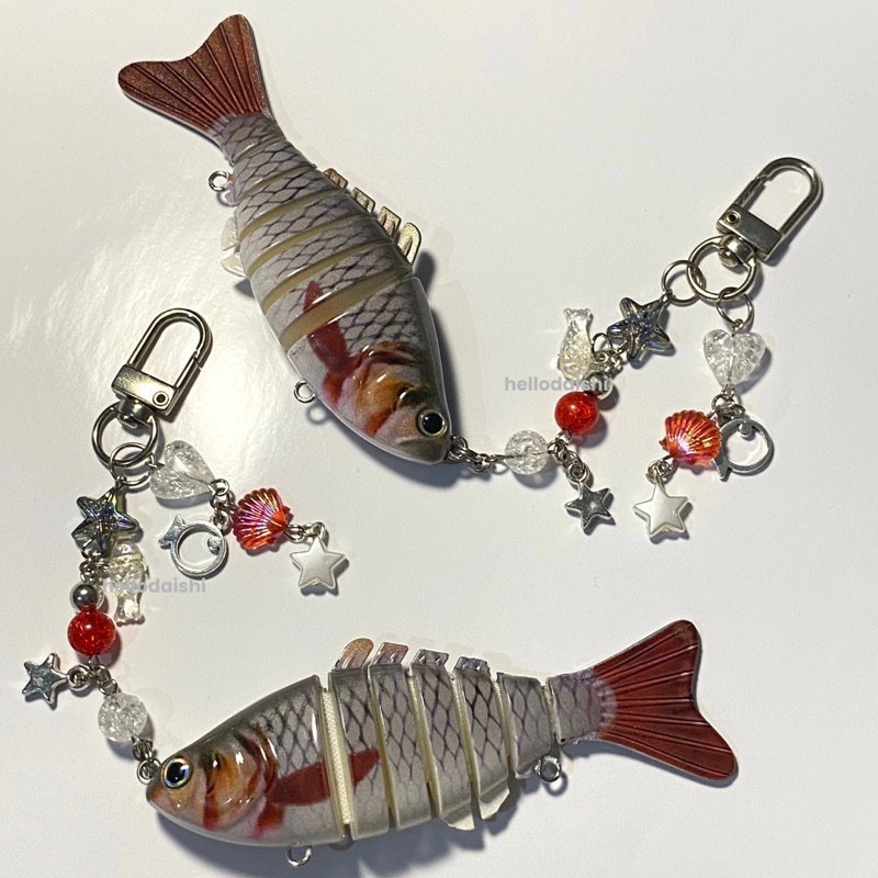 Jual FRESH FISH KEYCHAIN ganci ikan by hello daishi | Shopee Indonesia