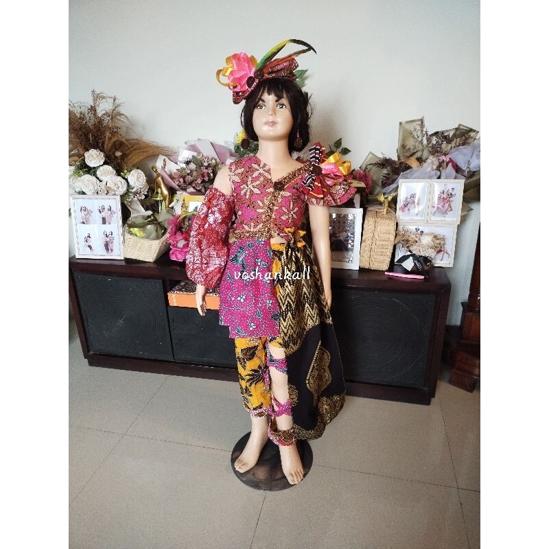 Jual Kostum anak Casual batik etnik Nusantara roro | Shopee Indonesia