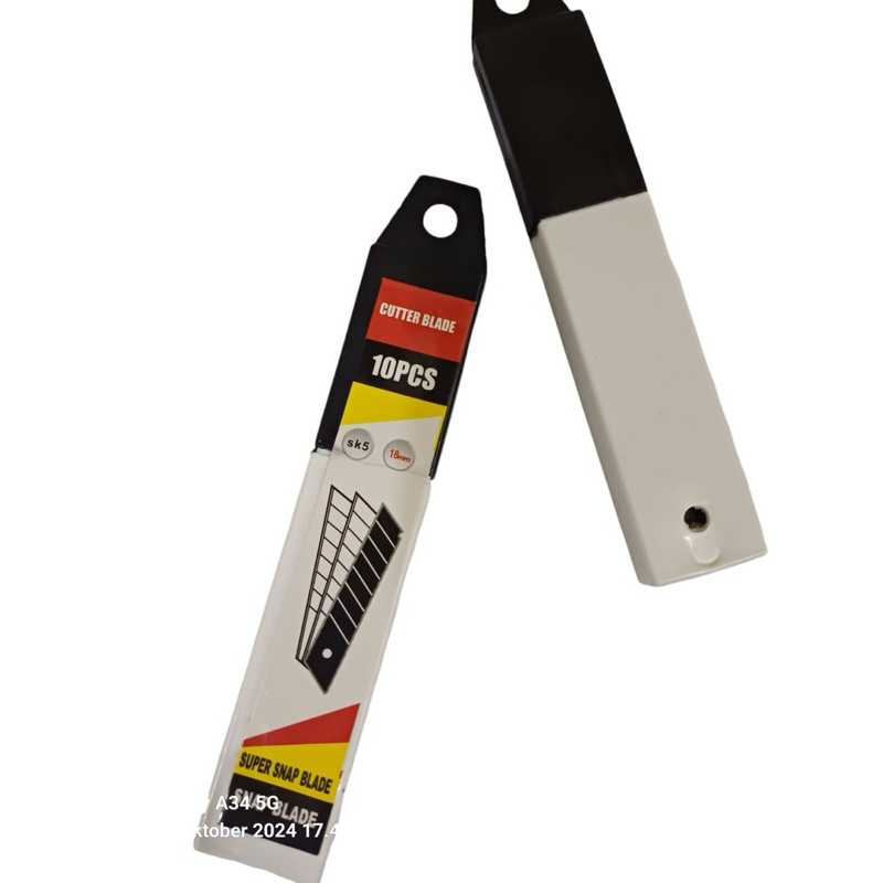 Jual CUTTER BLADE SNAP ISI CUTTER PREMIUM 10pc | Shopee Indonesia