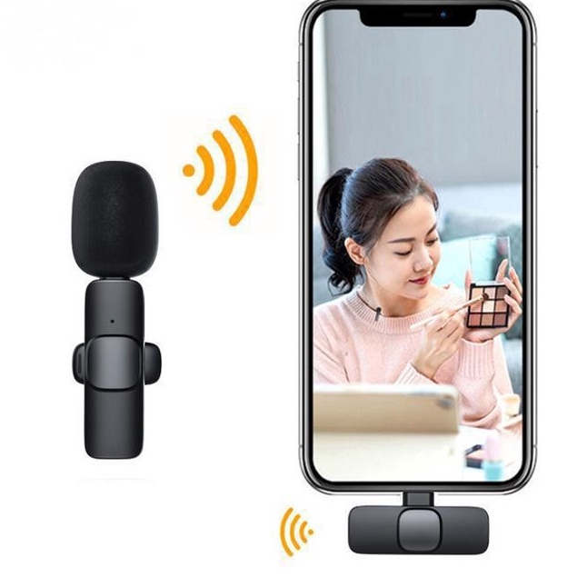Jual Harga Spesial Mic Wireless Smartphone Clip On Vlog Lavalier ...