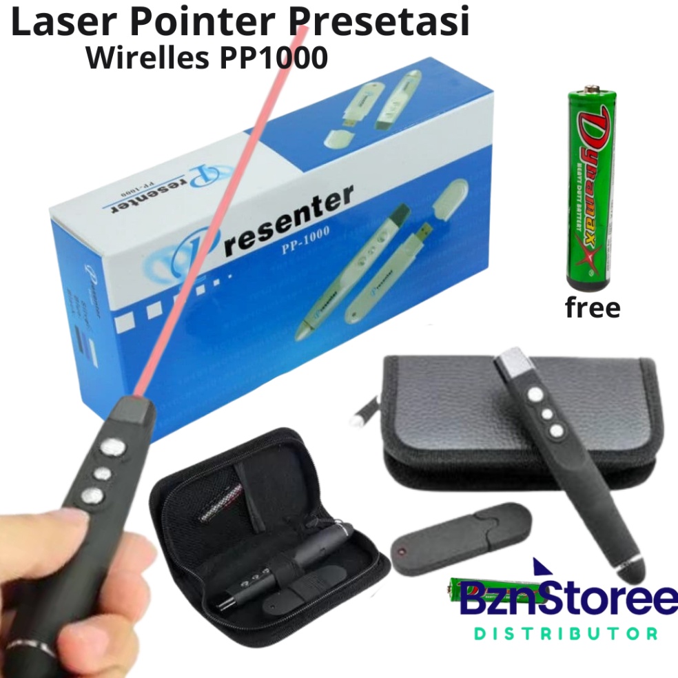 Jual Harga TERMURAAH Presenter Laser Pointer Wireless PP 1 PP1 ...
