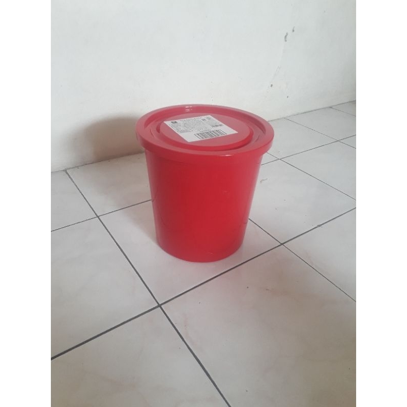 Jual EMBER ES KRIM DIAMOND 8 LITER, WARNA MERAH, LENGKAP DENGAN PENUTUH ...