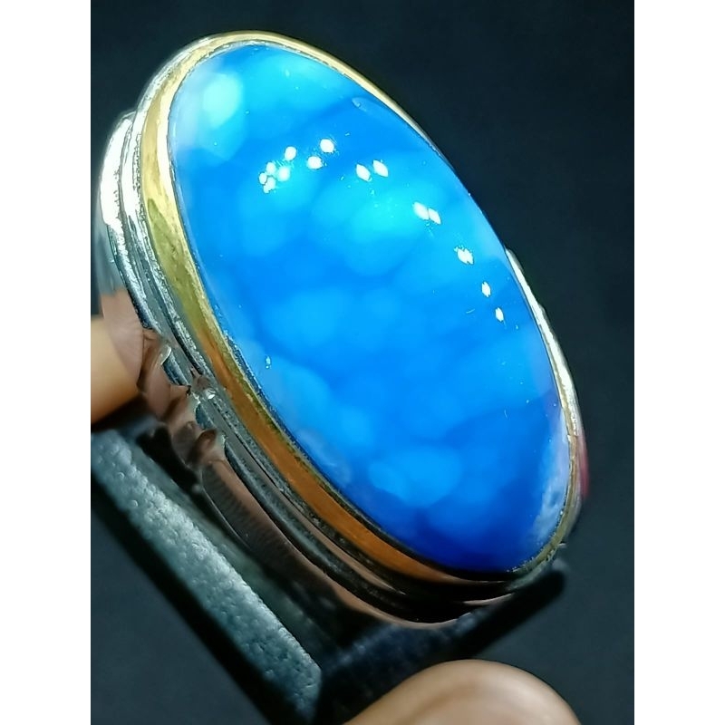 Jual Cincin Batu Kinyang Karang Biru , Jumbo | Shopee Indonesia
