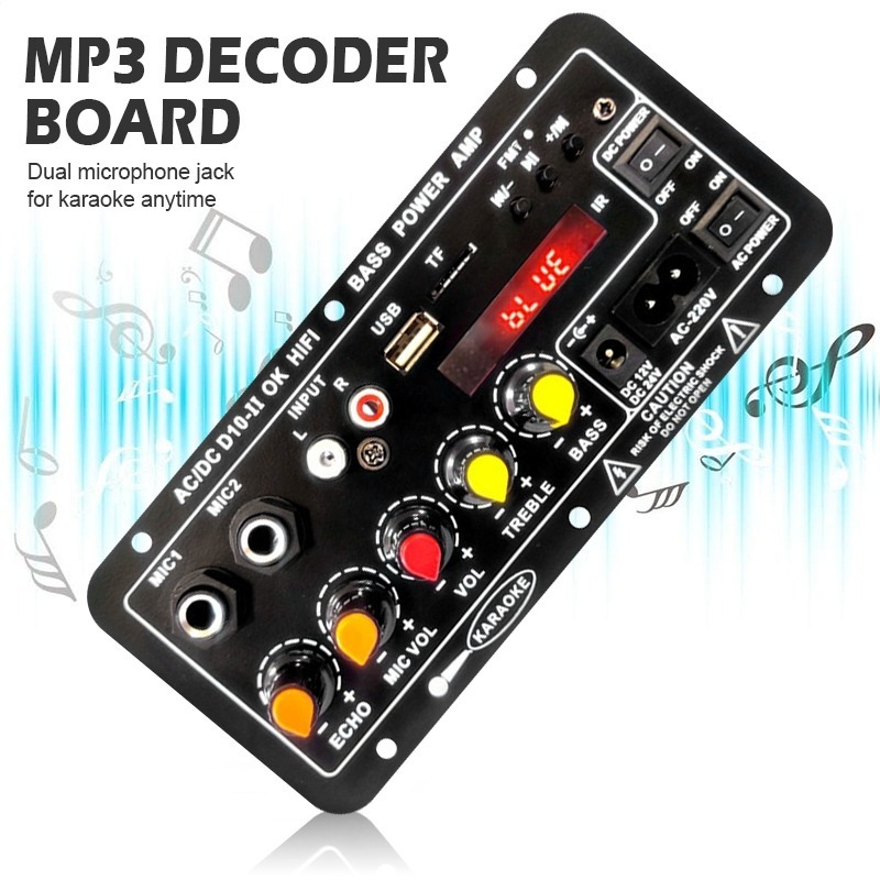 Jual Amplifiers Untuk 8-12 Inci Speaker AC 220V 12V 24V Penguat ...