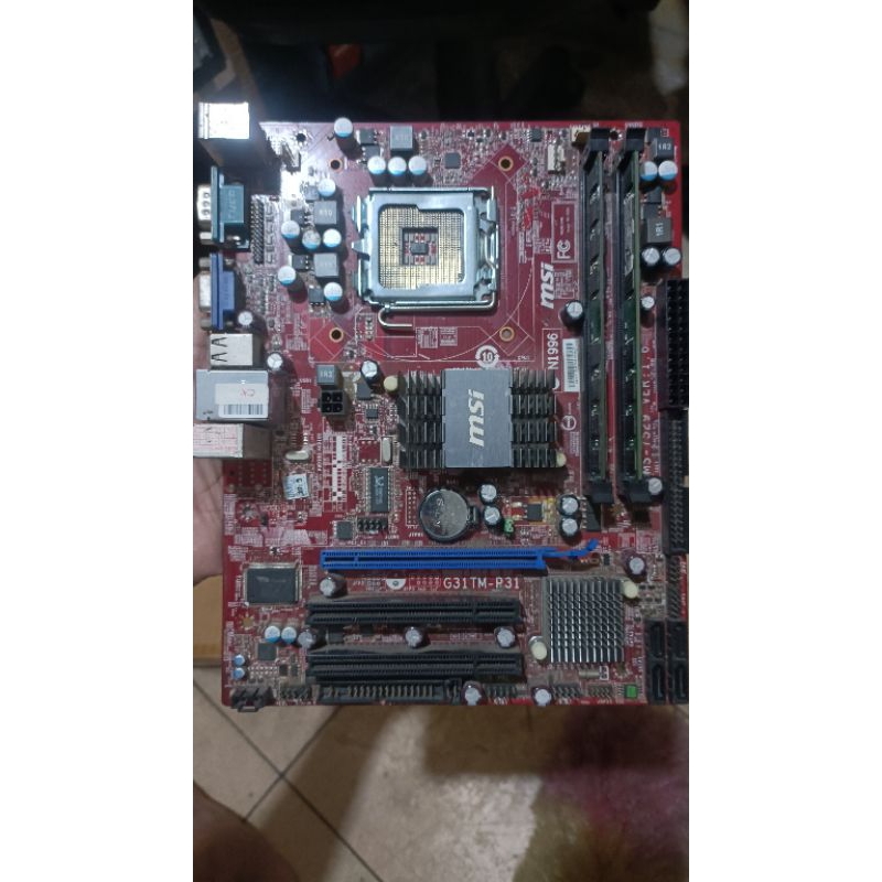 Jual PAKET MOTHERBOARD MSI G31 LGA 775 DDR2 | Shopee Indonesia