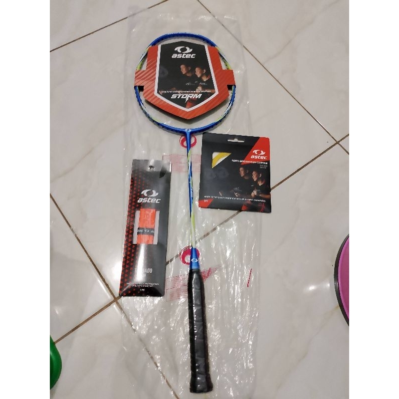 Jual Raket Astec S2000 Blue Yellow | Shopee Indonesia