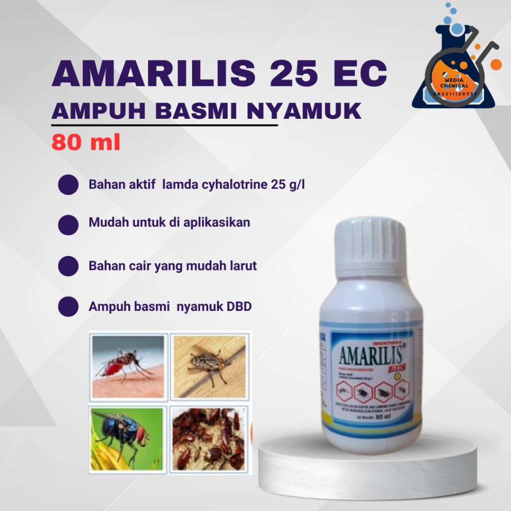 Jual Obat Nyamuk Fogging Amarilis 25 EC 80 ml | Shopee Indonesia
