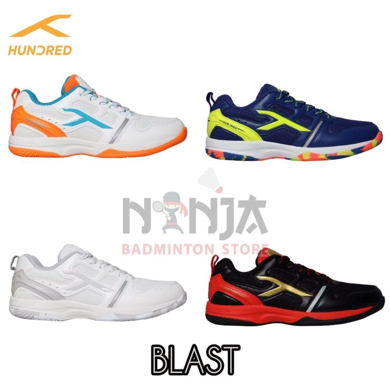 Jual Sepatu Badminton HUNDRED BLAST // Sepatu Bulutangkis BLAST HUNDRED ...