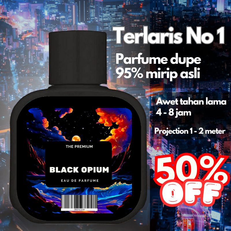 Jual BLACK OPIUM Parfume Pria / Wanita Tahan Lama Unisex | Premium Edp ...