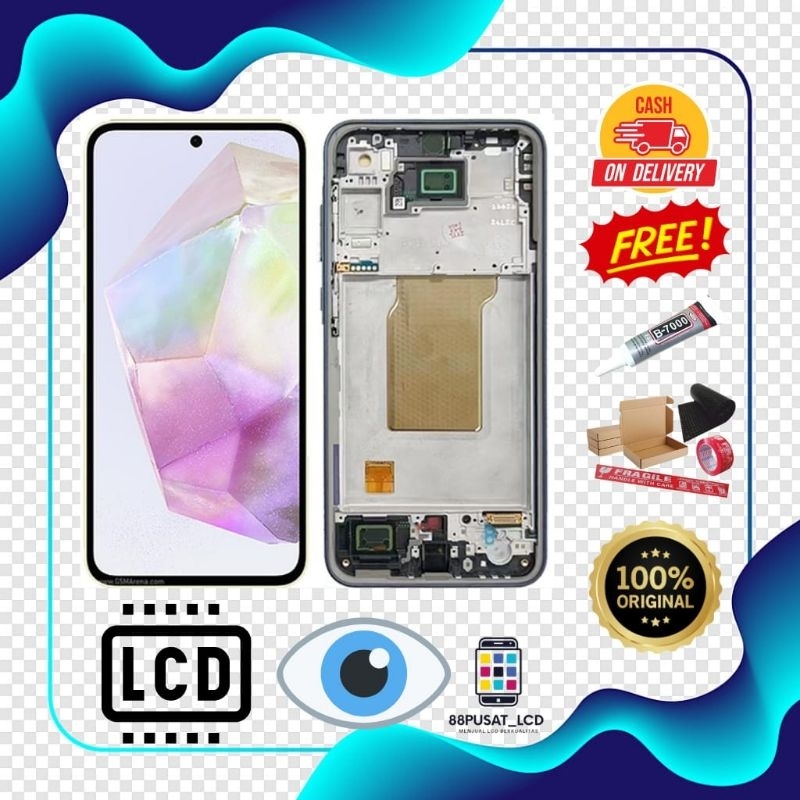 Jual LCD FULLSET AMOLED SAMSUNG A35 5G / A356 ORIGINAL TOUCHSCREEN LCD ...