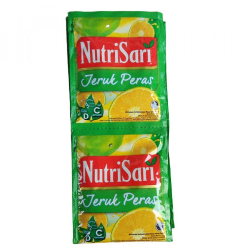 Jual NutriSari Minuman Serbuk Instan - Jeruk Peras (1 Renceng/10 Sachet ...