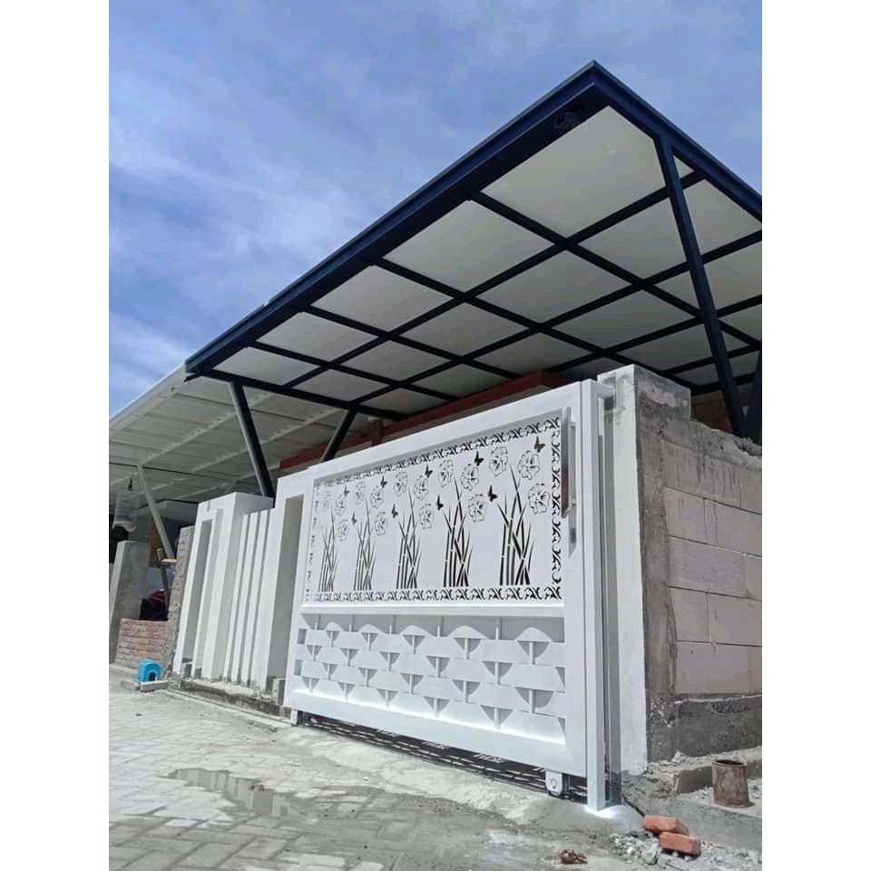 Jual PAGAR RUMAH DENGAN MODEL PLAT ANYAM MODERN MASAKINI HARGA PER ...