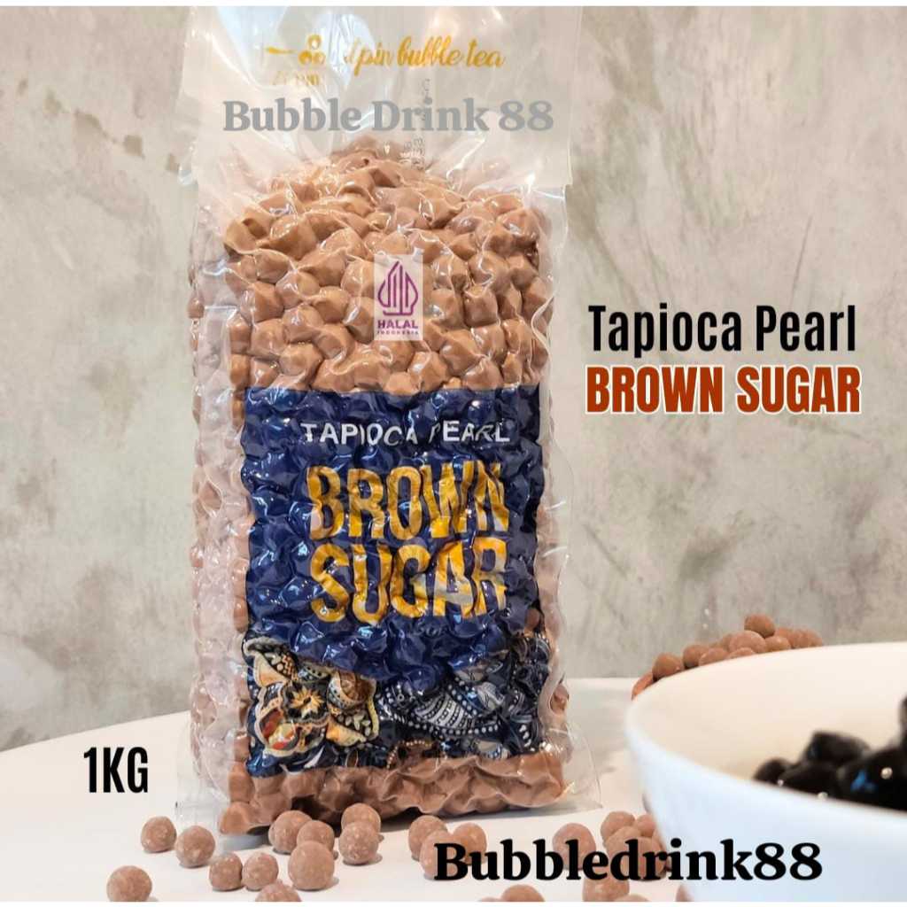 Jual BOBA PEARL / TAPIOCA PEARL / BUBBLE BROWN SUGAR / GULA AREN / PEARL ITPIN / Boba Enak IT ...