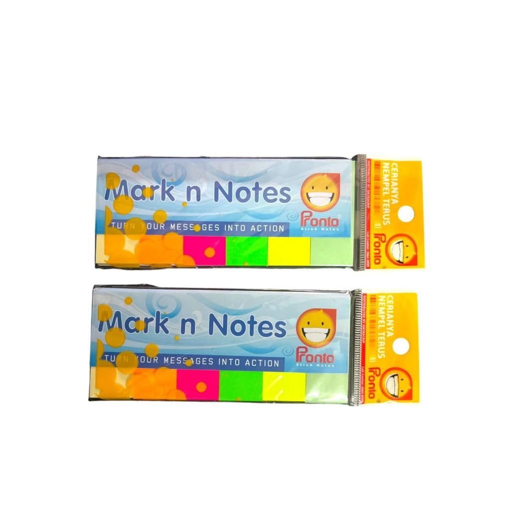 Jual Sticky Note Mark n Note PRONTO 6 warna 20x50 mm | Shopee Indonesia