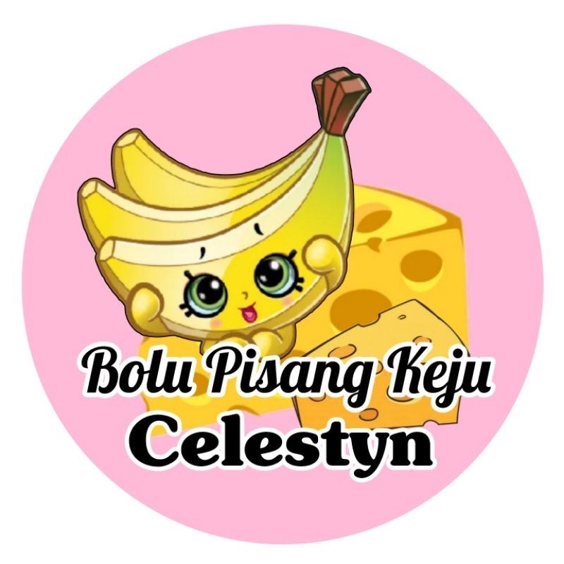 Jual (MINIMAL ORDER 100 PCS) STICKER PISANG KEJU/STICKER MAKANAN ...