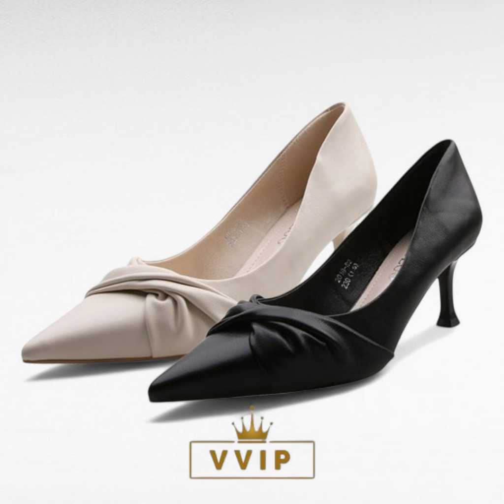 Jual VVIP High Heels Wanita Kerja Kantor Hak Tinggi Cewek Kasual Polos ...