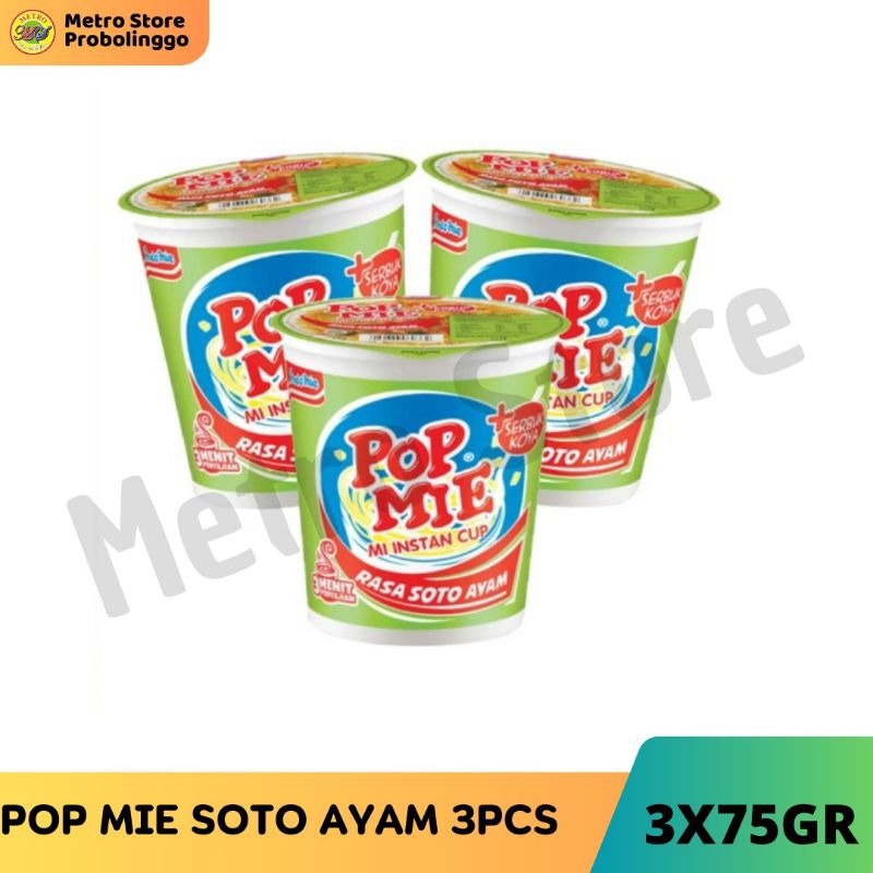 Jual POP MIE RASA SOTO AYAM 3PCS | Shopee Indonesia