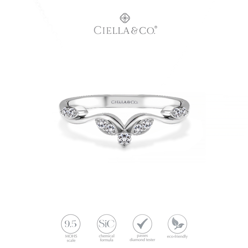 Jual Ciella & Co - Jardin Curved Band Ring Stacking Ring Cincin ...