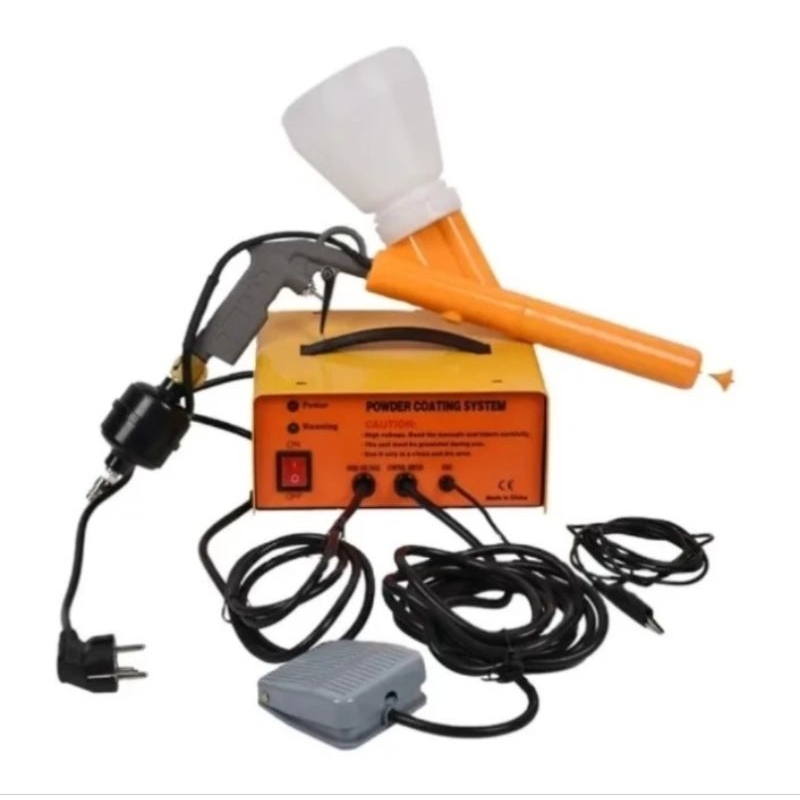 Jual machine portable powder coating sprayer spray gun | Shopee Indonesia
