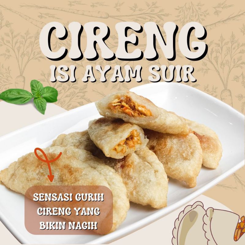 Jual Cireng Mini Mercon Isi Ayam Suwir Premium /Daging Ayam Cireng ...