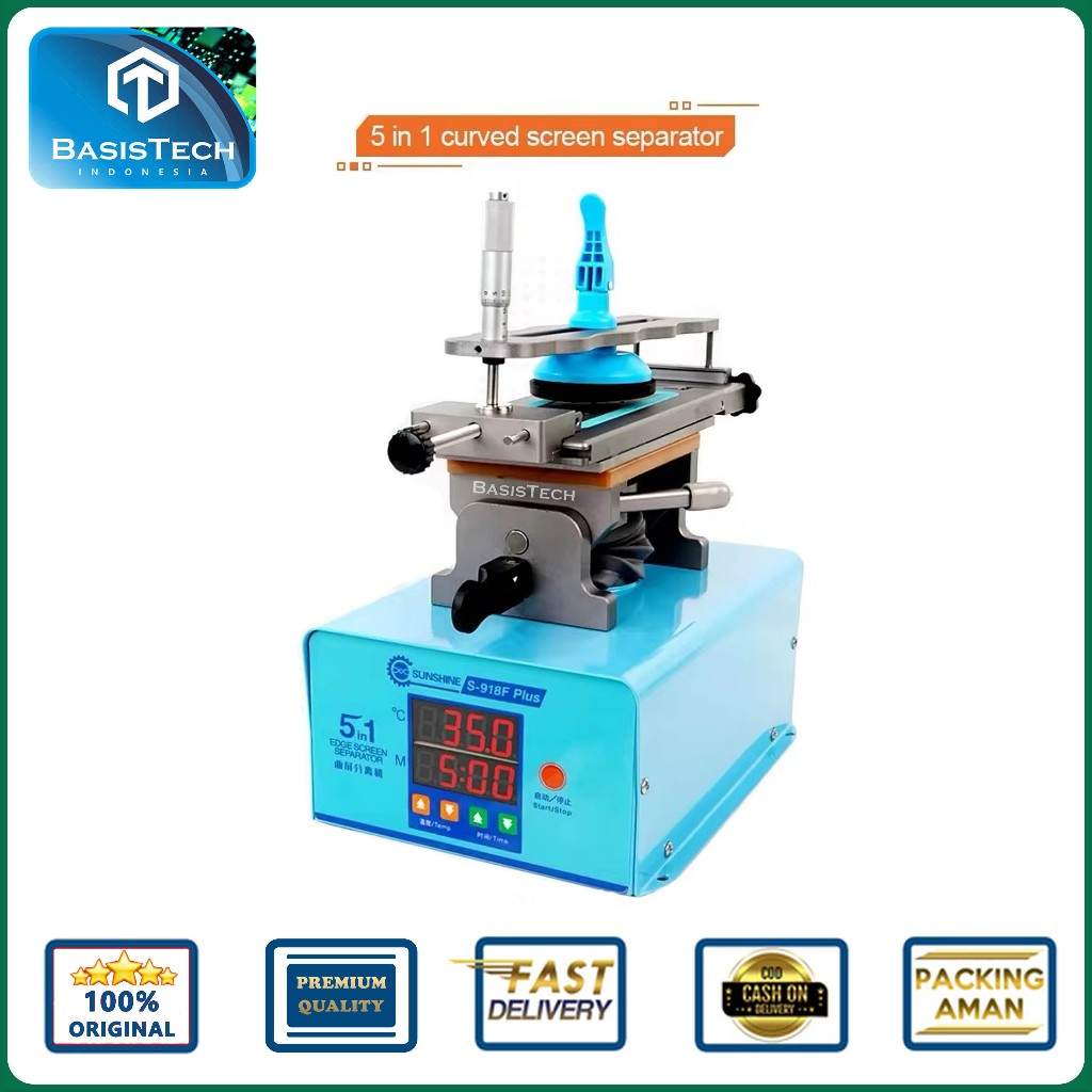 Jual MESIN PEMISAH KACA LCD TOUCHSCREEN SEPARATOR SUNSHINE S-918F PLUS ...