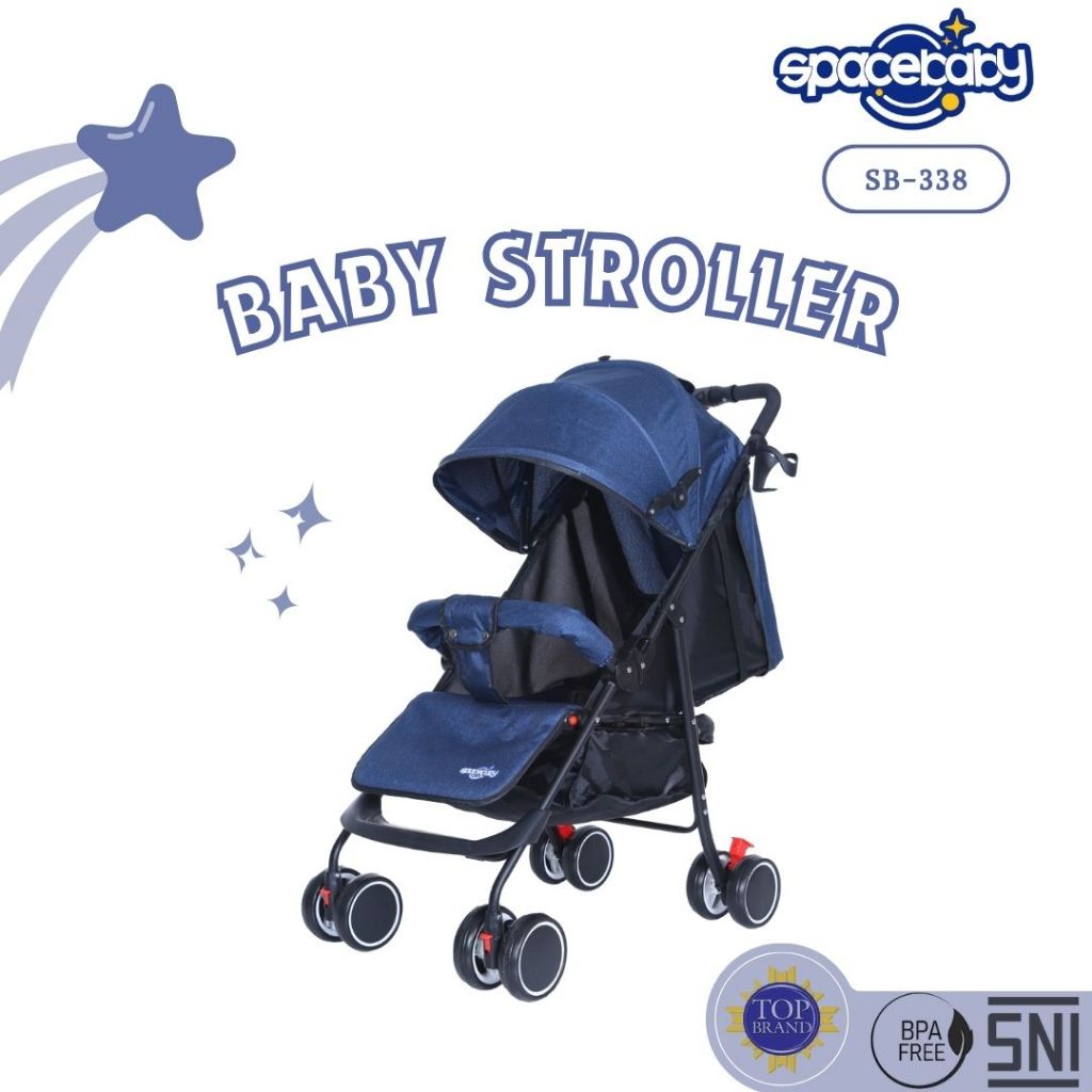 Jual Spacebaby Baby Stroller Kereta Dorong Bayi SB 338 | Shopee Indonesia