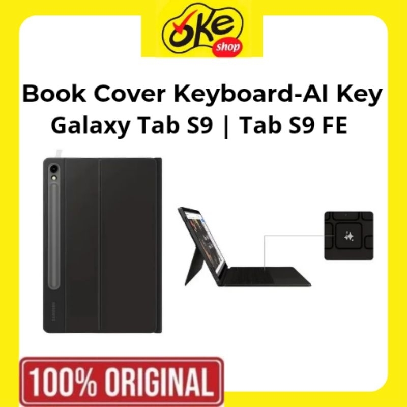 Jual Book Cover Keyboard Original - AI Key - Samsung Galaxy Tab S9 ...