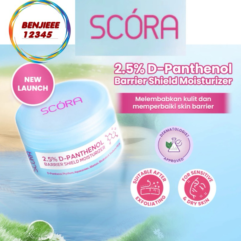 Jual ( Moisturizer ) SCORA 2.5% D-Panthenol Barrier Shield Moisturizer ...