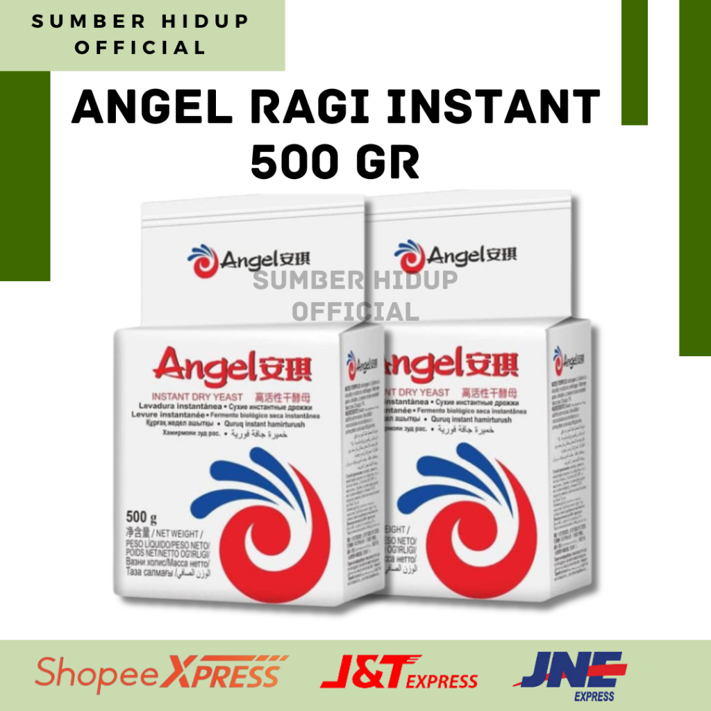 Jual ANGEL RAGI INSTANT 500 GRAM / INSTANT DRY YEAST WHITE / PENGEMBANG ...